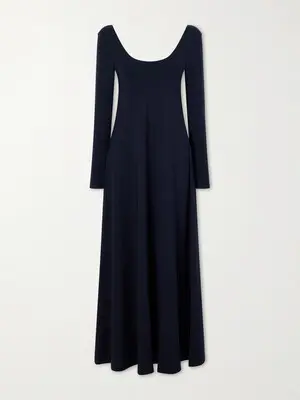 THE PARK Angelica Pyratex® Power 3 Stretch-jersey Maxi Dress - Blue