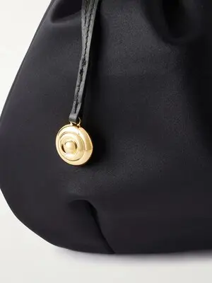 LIFFNER Charm-embellished Satin Clutch