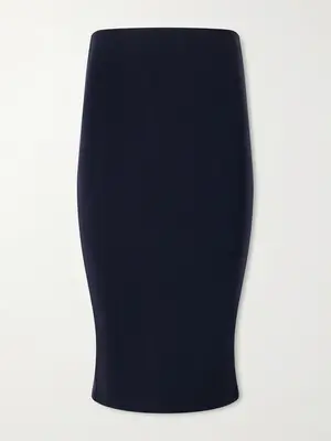 THE PARK Sheryl Pyratex® Power 3 Stretch-jersey Midi Skirt - Blue