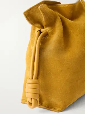 Loewe Flamenco Medium Suede Clutch