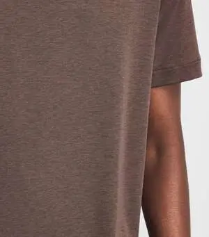 Zimmerli Sea Island Cotton Long-sleeve Pyjama T-shirt - Brown