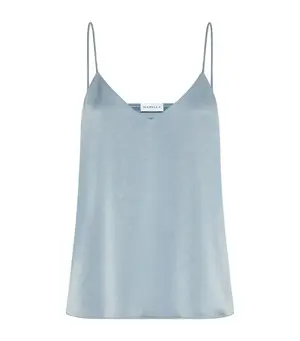 Marella Satin Camisole Top - Blue