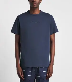 Calvin Klein Cotton Logo Pyjama Top
