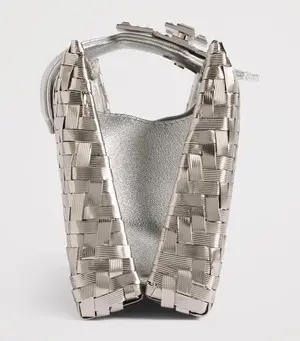 Rodo Woven Embellished Clutch Bag