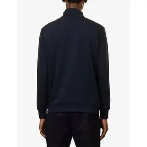 ARNE Interlock Stretch-jersey Sweatshirt - Navy