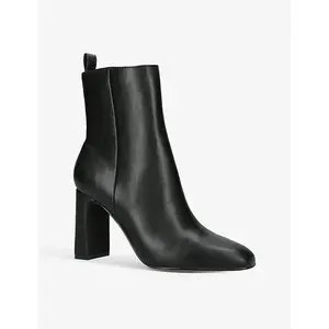 Steve Madden Adelisa Pull-tab Faux-leather Heeled Ankle Boots