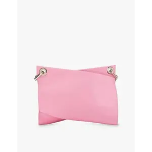 CHRISTIAN LOUBOUTIN Loubitwist Smooth Leather Chain Shoulder Bag