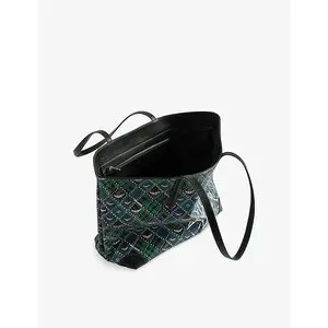 Zadig&Voltaire Z Shopper Punk Check Coated-canvas Tote Bag