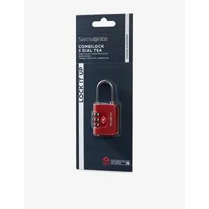 SAMSONITE Ta Revolution Combilock 3 Dial Tsa Padlock - Red
