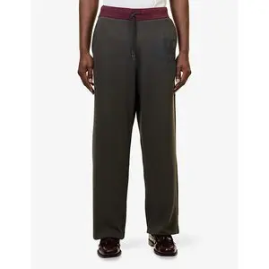THAMES Stamp Cotton-blend Jogging Bottoms