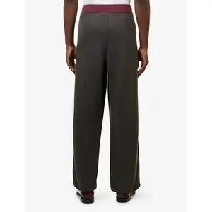 THAMES Stamp Cotton-blend Jogging Bottoms