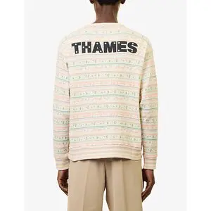 THAMES Fair Isle Patterned Cotton Top