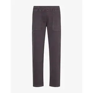 ARNE Carpenter Elasticated-waist Denim Trousers - Grey