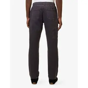 ARNE Carpenter Elasticated-waist Denim Trousers - Grey
