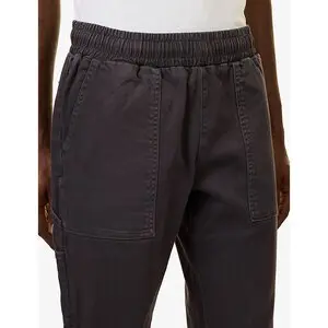 ARNE Carpenter Elasticated-waist Denim Trousers - Grey