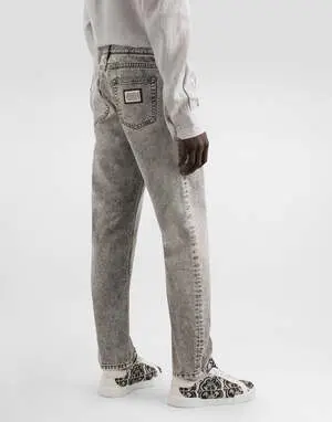 Dolce & Gabbana Regular Cotton Jeans Denim Multi-colored