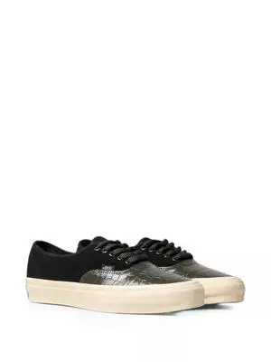 VANS Lx Authentic Croc-effect Sneakers - Black