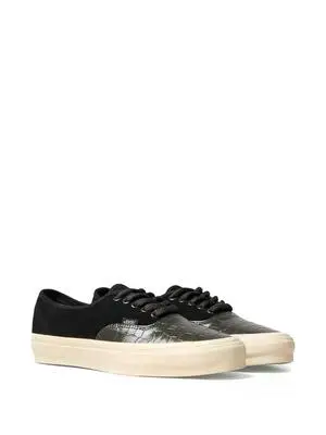 VANS Lx Authentic Croc-effect Sneakers - Black
