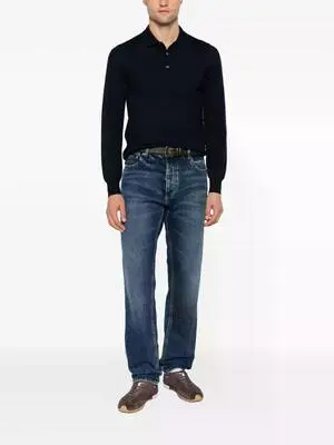 VENGERA Long-sleeve Polo Shirt