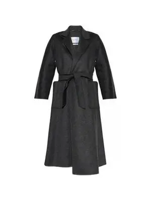 Max Mara Ludmilla Belted Coat - Grey
