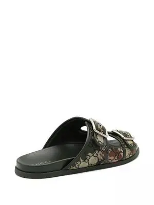 Gucci Gg Supreme Camouflage-print Sandals