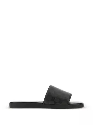 Gucci Gg Supreme Sandals - Black