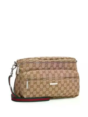 Gucci Medium Tag Gg Canvas Messenger Bag