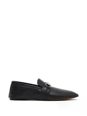 Gucci Horsebit Leather Loafers - Black