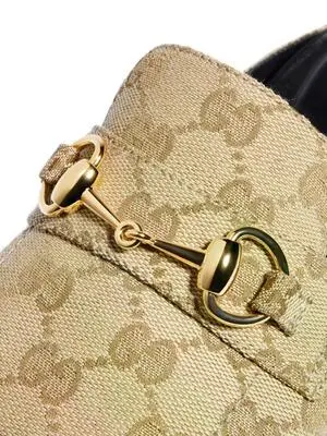 Gucci Ragazzo Horsebit Gg Supreme Mules