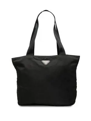Prada 2000-2013 Tessuto Tote Bag - Black