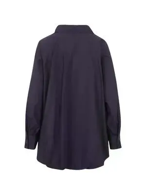 JOVONNA Pleated High-low Blouse