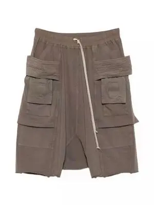 Rick Owens Quilted Cargo Shorts - Grey