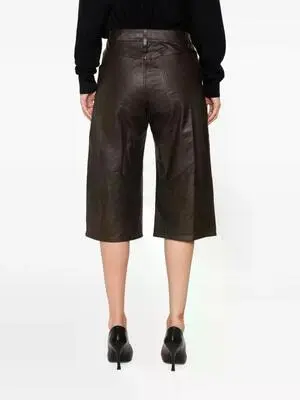 LEMAIRE Leather Shorts