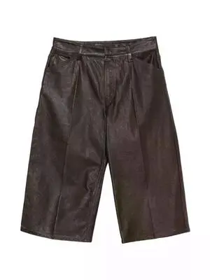 LEMAIRE Leather Shorts