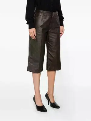 LEMAIRE Leather Shorts