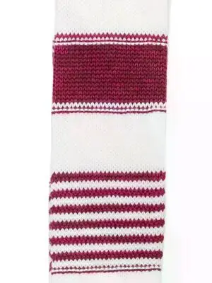 B.B. WALACE Striped Chunky-knit Scarf