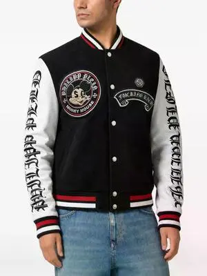 Philipp Plein Money Mouse College Bomber Jacket
