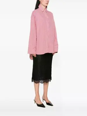 Marie Adam-Leenaerdt Gingham-check Oversized Shirt