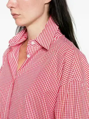 Marie Adam-Leenaerdt Gingham-check Oversized Shirt