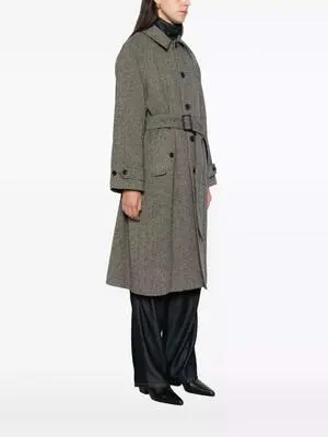 Polo Ralph Lauren Herringbone Belted Coat - Neutrals