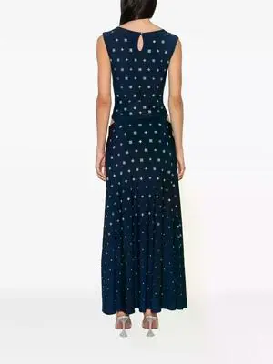 Rabanne Embellished Cut-out Maxi Dress