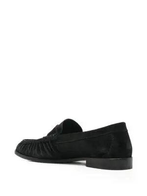 POEVE Suede Penny Loafers