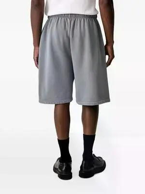 WILLY CHAVARRIA Ccc Buffalo Logo-embroidered Shorts