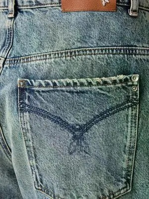Patrizia Pepe Faded Raw-cut Jeans