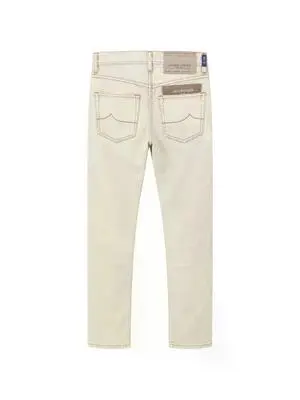Jacob Cohen Logo-patch Slim-fit Jeans