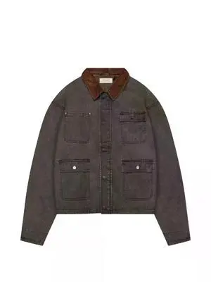 RETERNITY Waxed Hunting Corduroy-collar Jacket