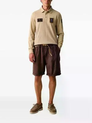 AERONAUTICA MILITARE Belted Pleated Shorts