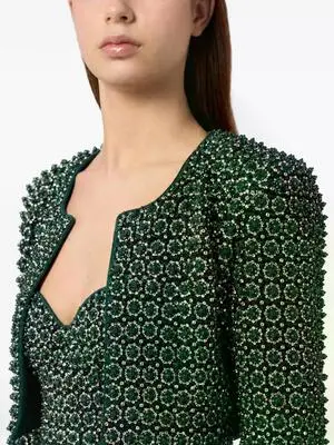 Philipp Plein Sequin-embellished Bolero Jacket
