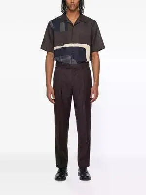 COSTUMEIN Vincent Pleated Straight-leg Trousers