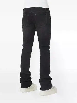 GUAPI Relic Distressed Flared Jeans